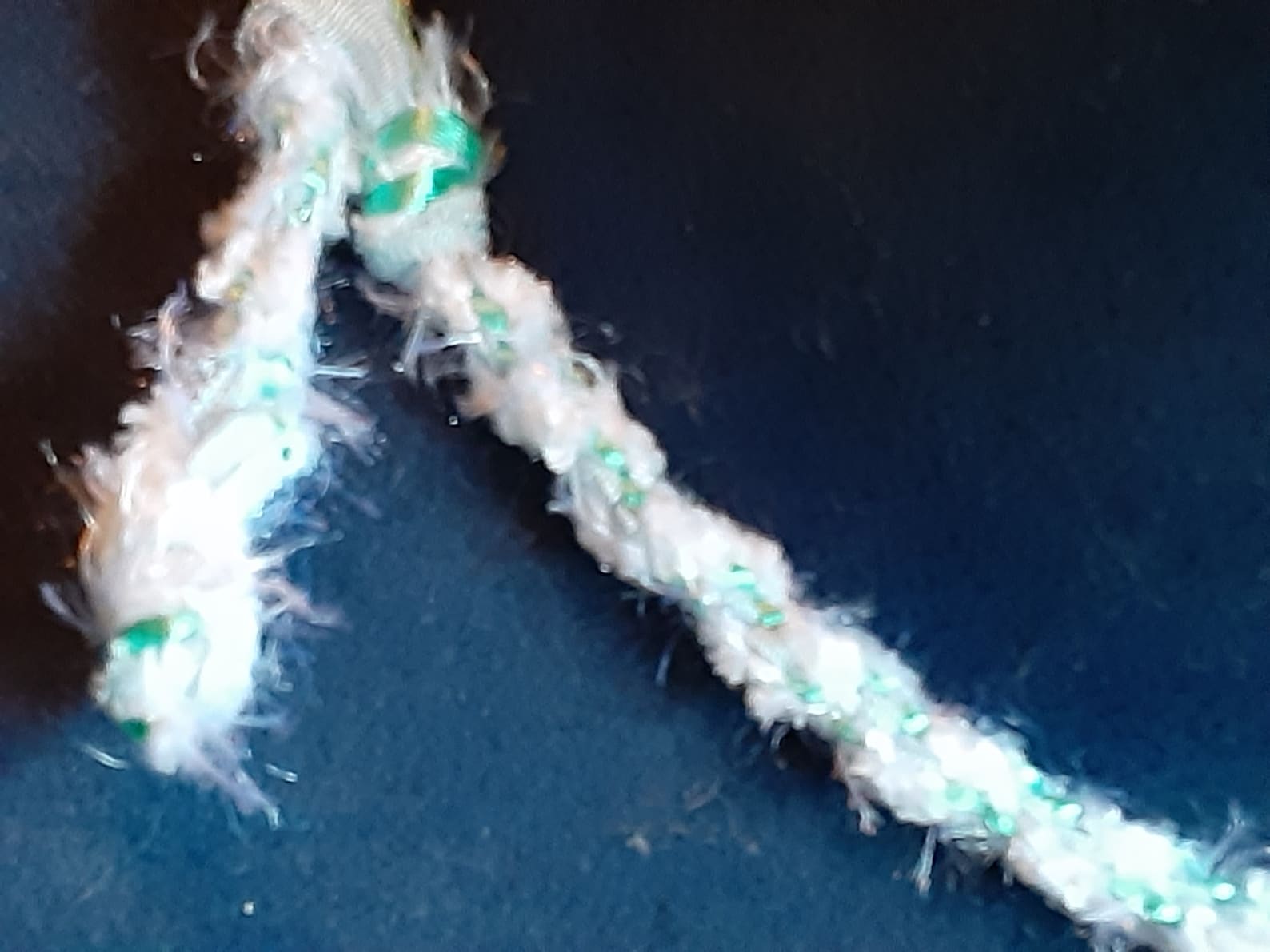 Hatband White and Aqua Kumihimo Braiding Cowboy Cowgirl - Etsy