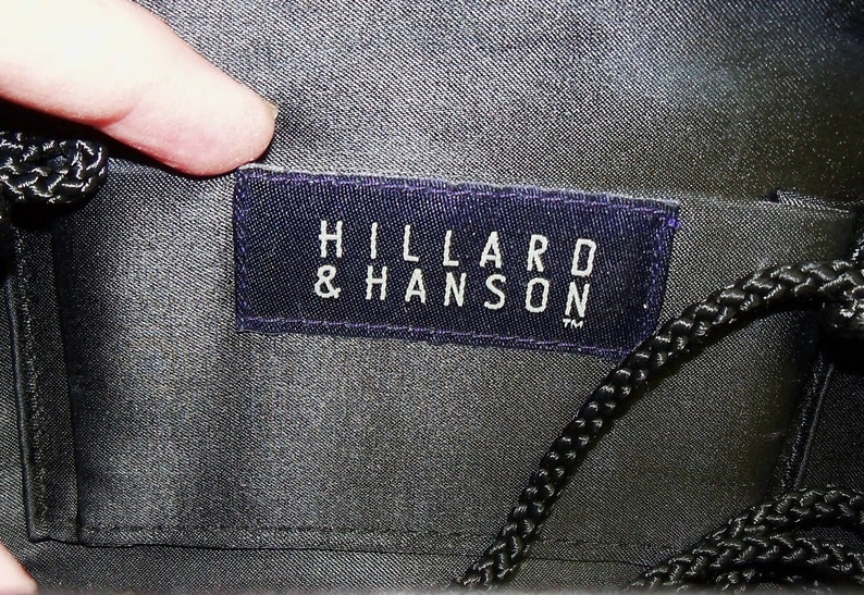 Vintage Retro Purse Bolso Black Velvet Rhinestone Accent | Etsy