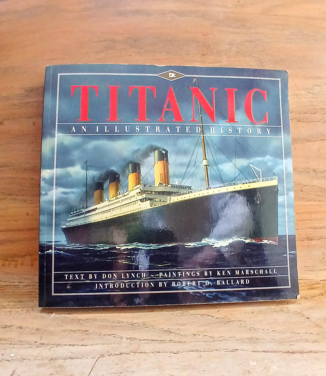Titanic Illustrated History: 1992 Coffee Table Book - Etsy