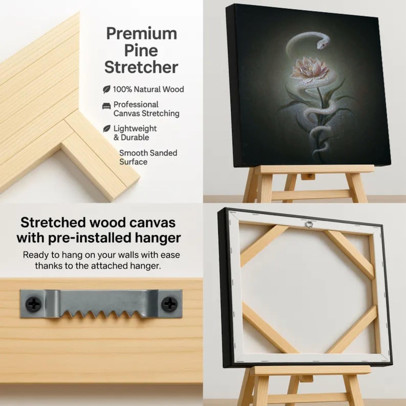 Celestial Sun and Moon Faces Canvas, Mystic Lunar Wall Art, Cosmic ...