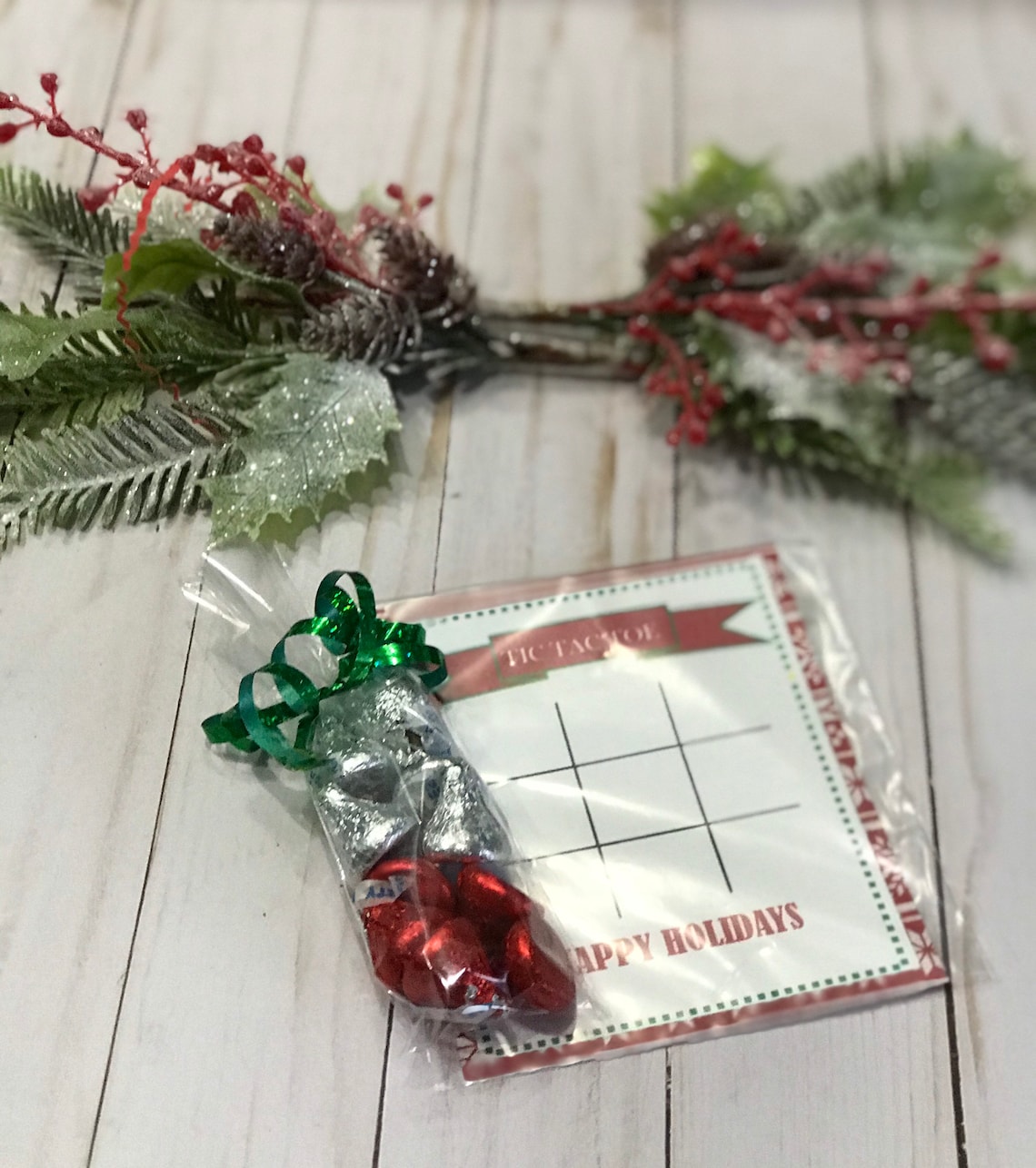 Holiday Tic Tac Toe Party Favors Tic Tac Toe Game Party | Etsy