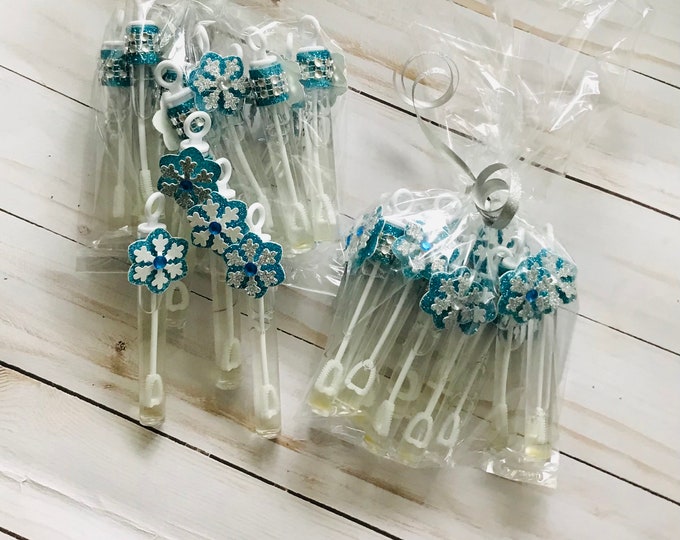Ice Princess Bubble Wands, Elsa Party Bubble Wands, Frozen Like Bubble ...