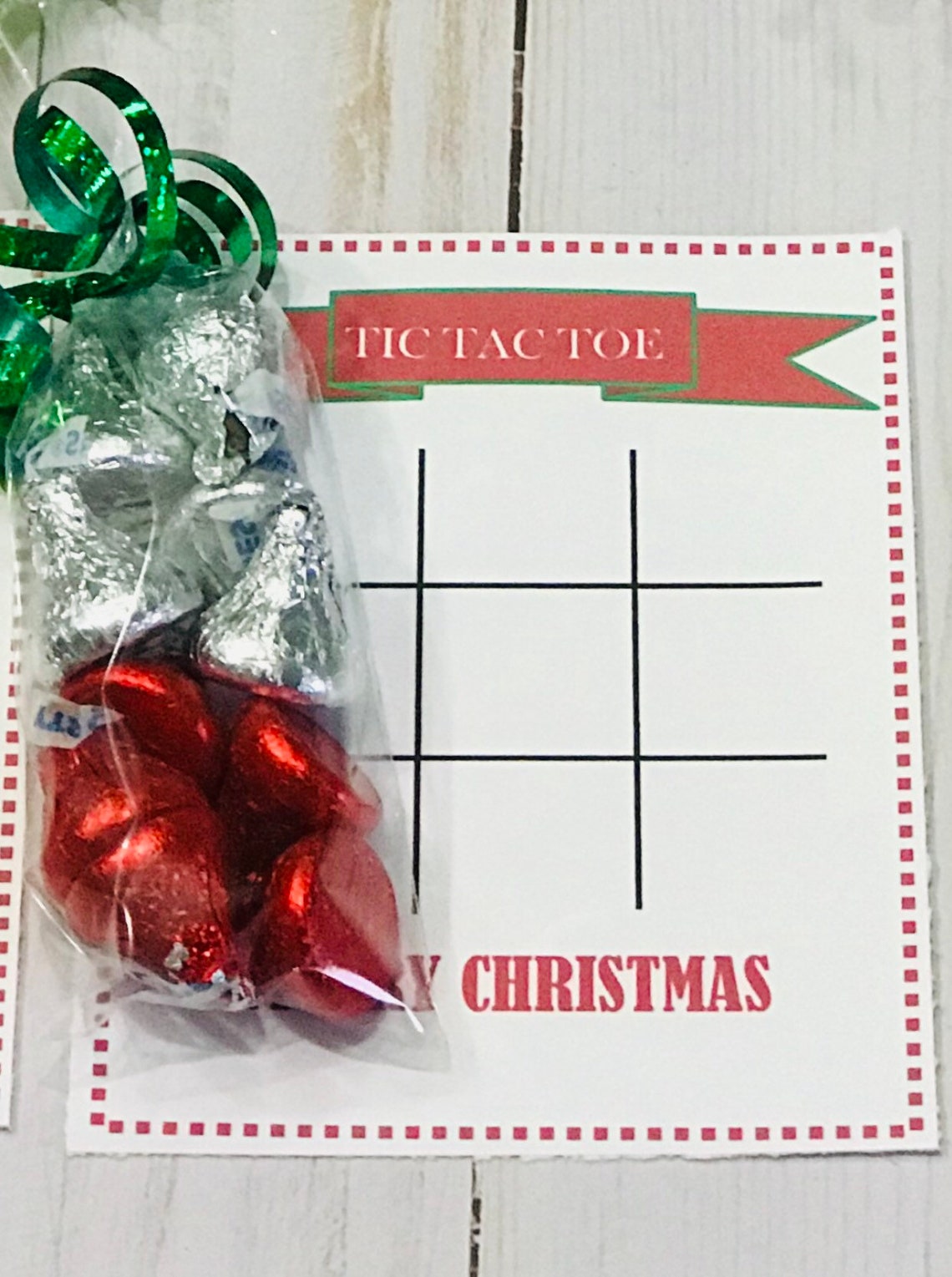 Holiday Tic Tac Toe Party Favors Tic Tac Toe Game Party | Etsy