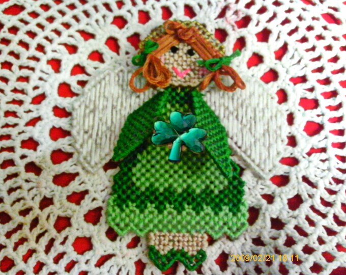 Shamrock Angel - Etsy