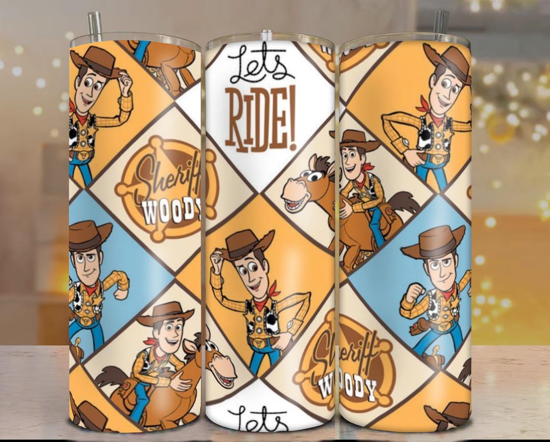 Cowboy Toy-inspired Tumbler Wrap PNG – Western Sheriff 20oz Digital ...