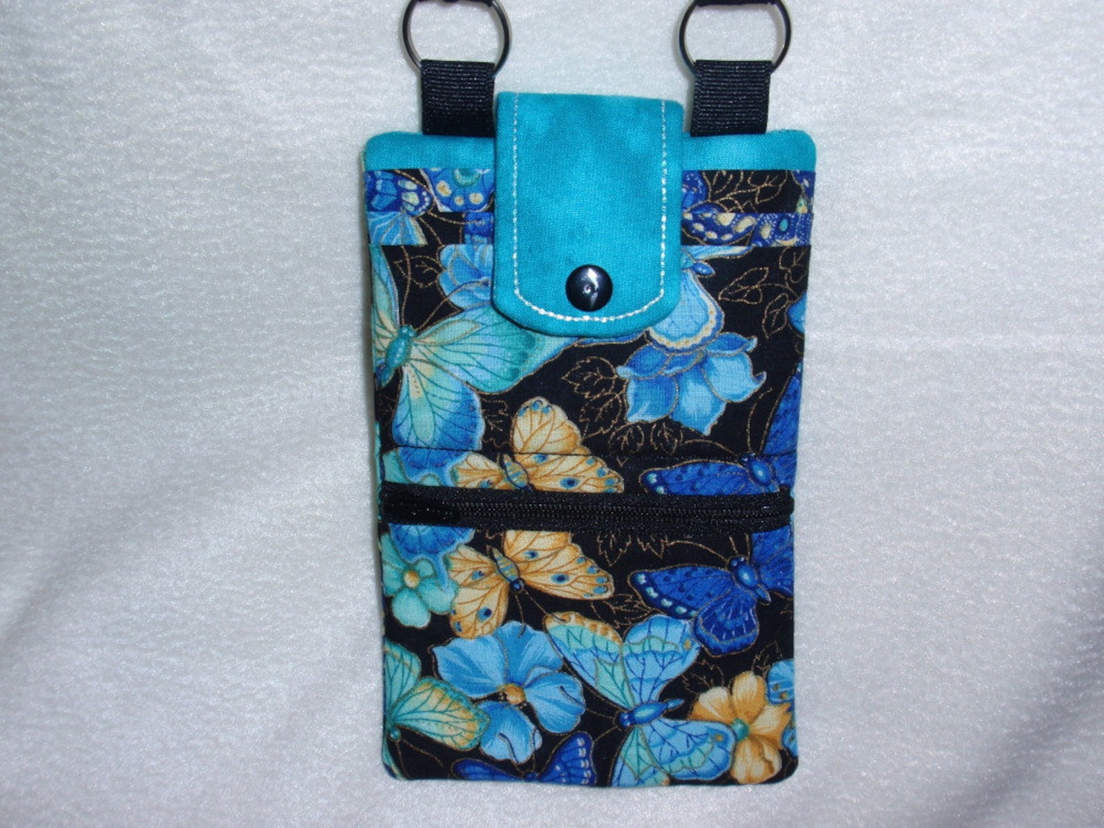 Cross-body Phone Case With Zipper Pocket and Card Slip Pockets, Quilted ...