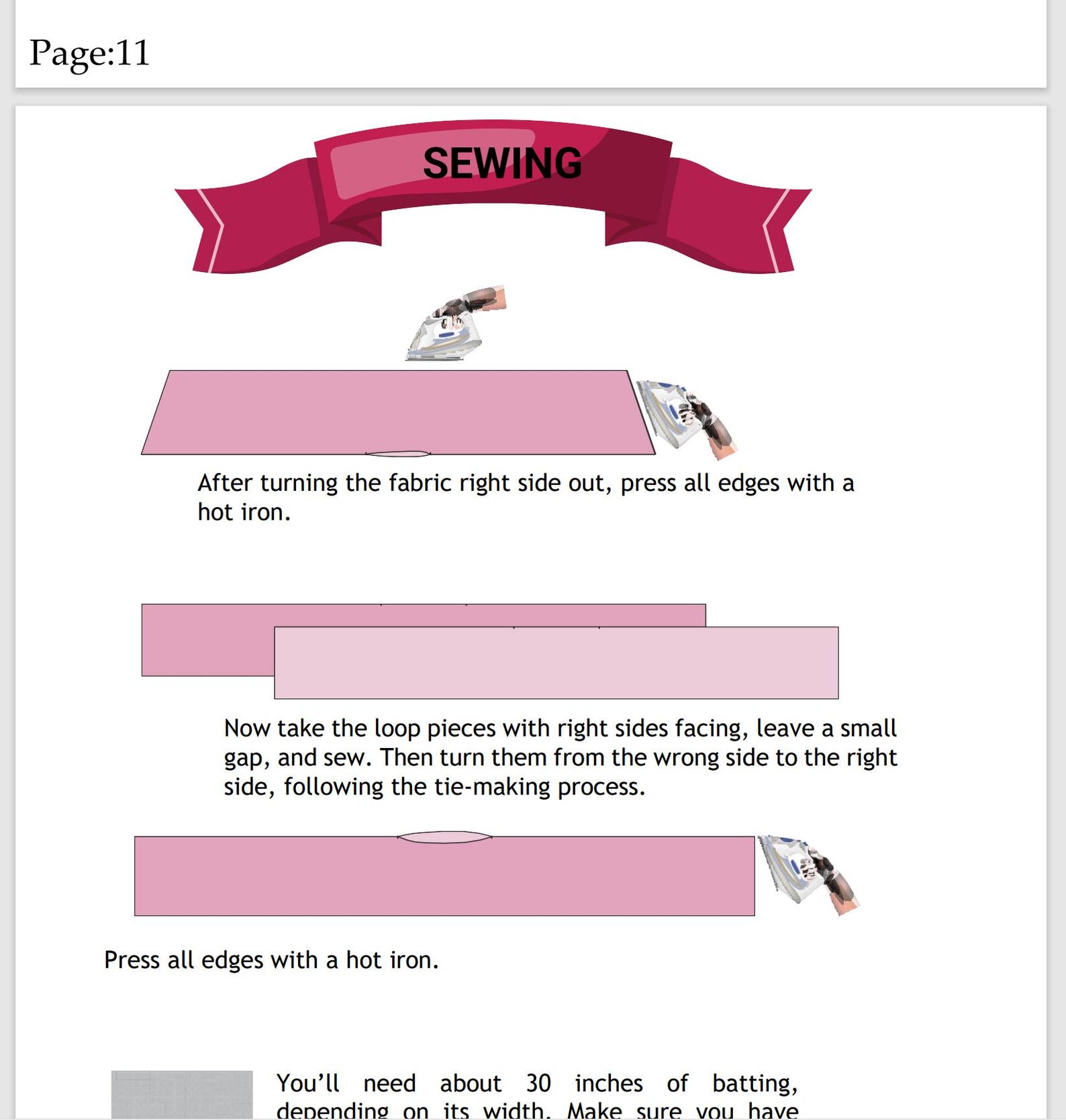 Giant Quilted Bow Sewing Pattern PDF | Big Quilted Fabric Bow DIY ...