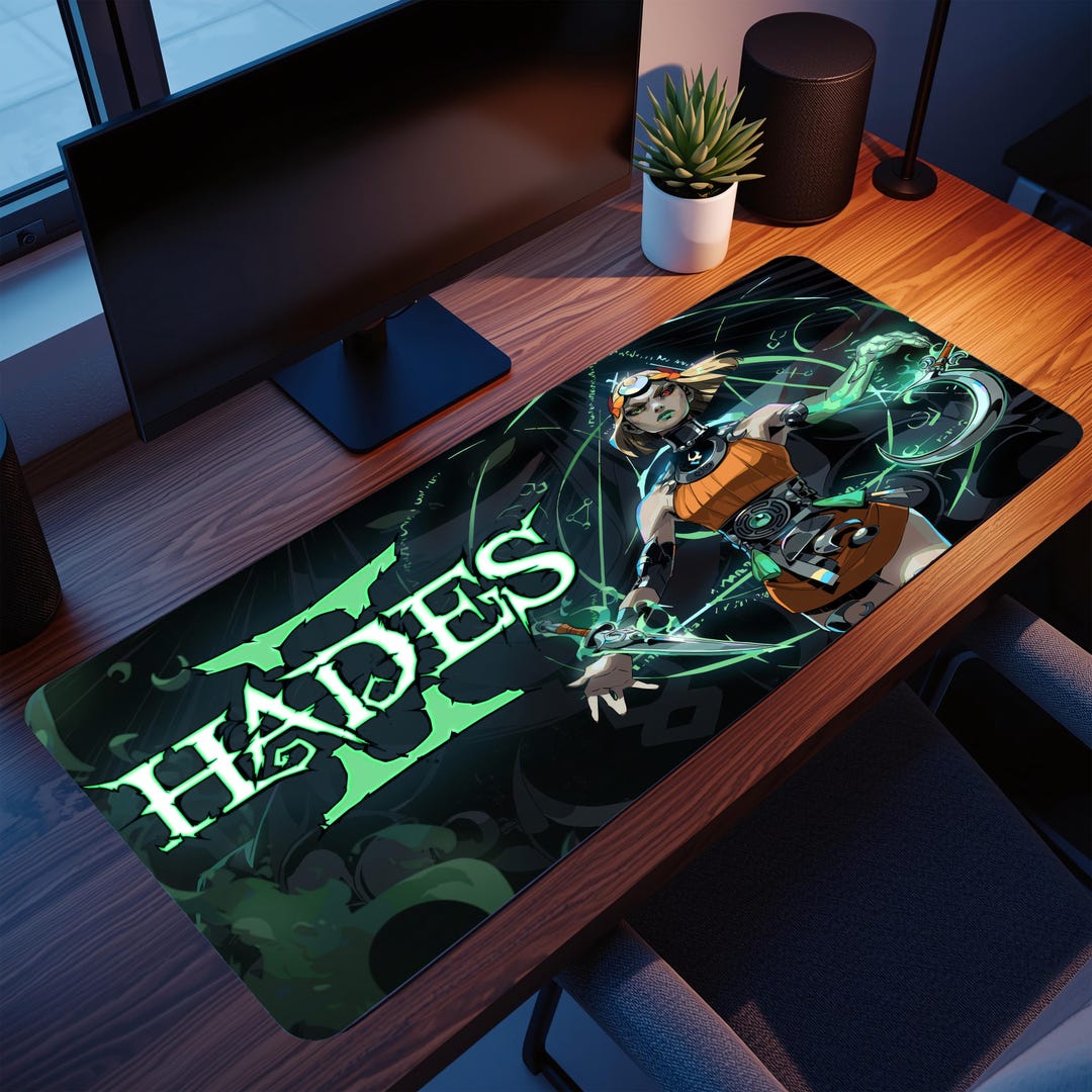 Hades II Gaming Mouse Pad: Personalized Anime Desk Mat - Etsy