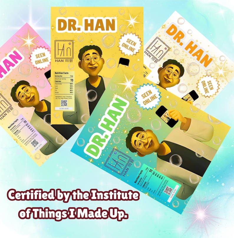 Kpop Demon Hunters Dr Han Tonic Gogosqueez + Caprisun Labels, Rumi ...