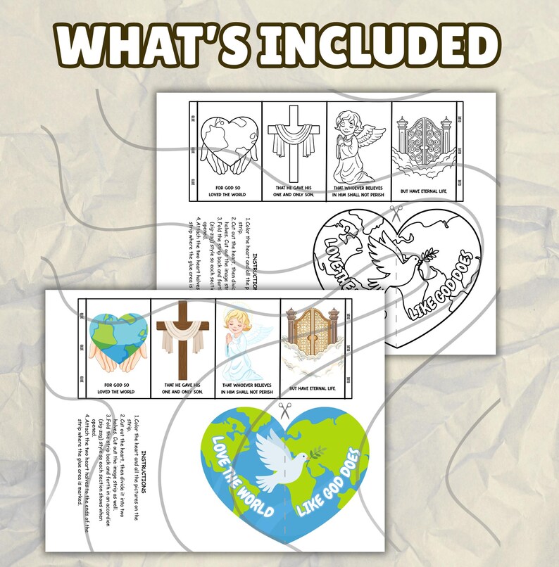 Earth Day Folding Bible Craft for Kids, Earth Day Bible Verse Craft ...