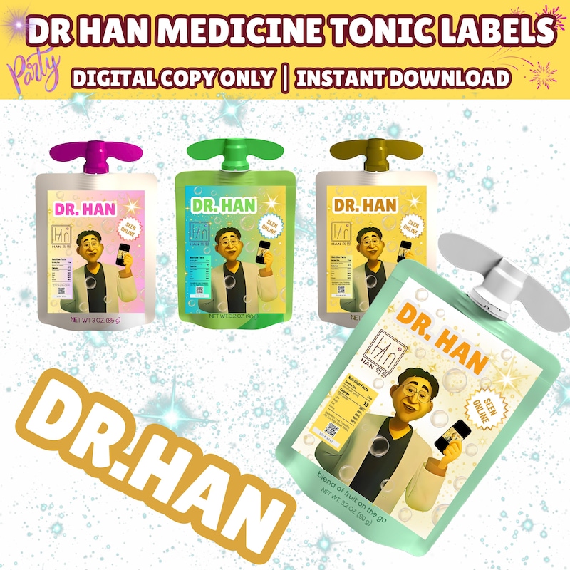 Kpop Demon Hunter Ramen Label - Etsy