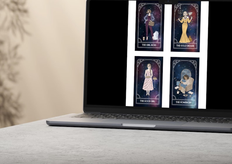 Digital Printable Feminine Archetypes Oracle Card Deck • Jungian Shadow ...