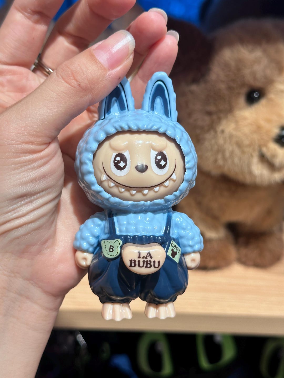 Labubu Face-changing Keychain: 3D Hard Plastic Phone/backpack Pendant ...