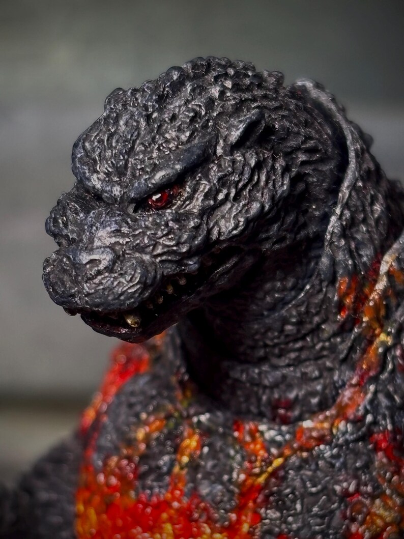 S.h.monsterarts Godzilla 1995 – Custom Repaint / Burning Godzilla ...