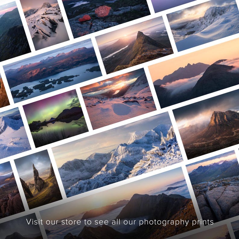 Burbage Edge Millstones Mountain Print – Peak District Landscape ...
