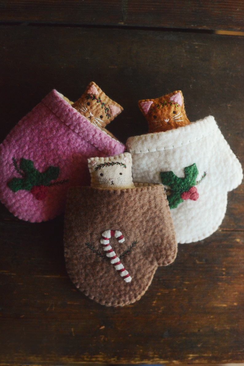 Kitten in Mitten Pattern - Etsy