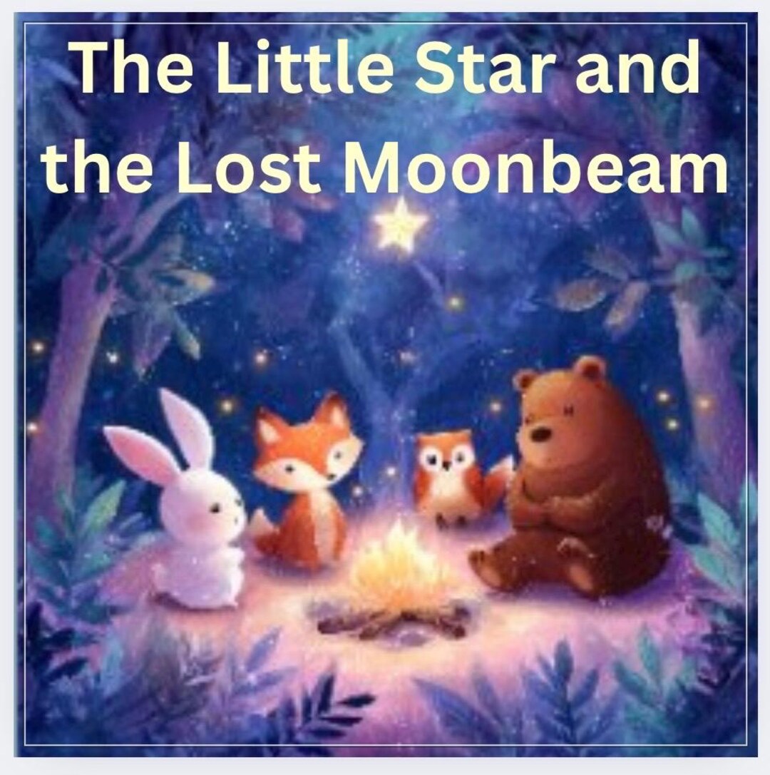 The Little Star and the Lost Moonbeam: Children's Bedtime Story - Etsy