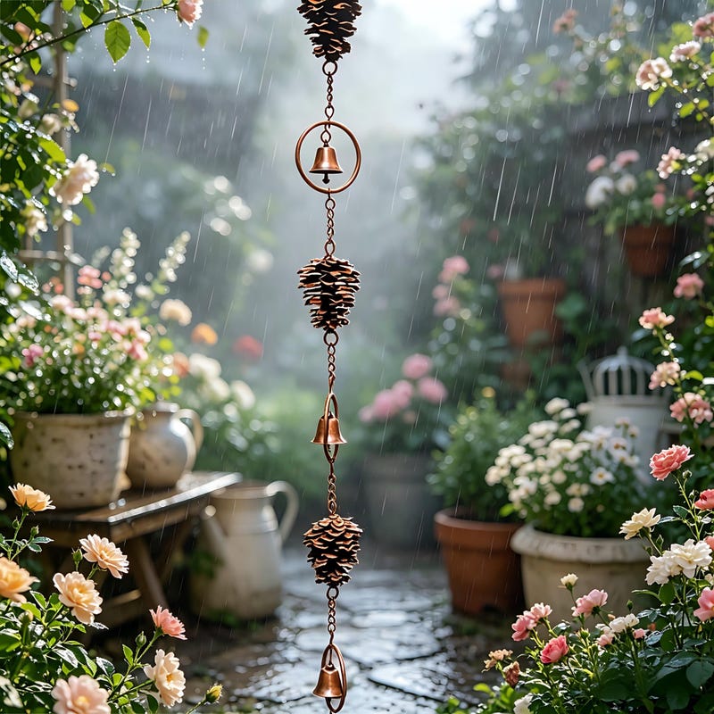 Outdoor Rain Chimes - Etsy