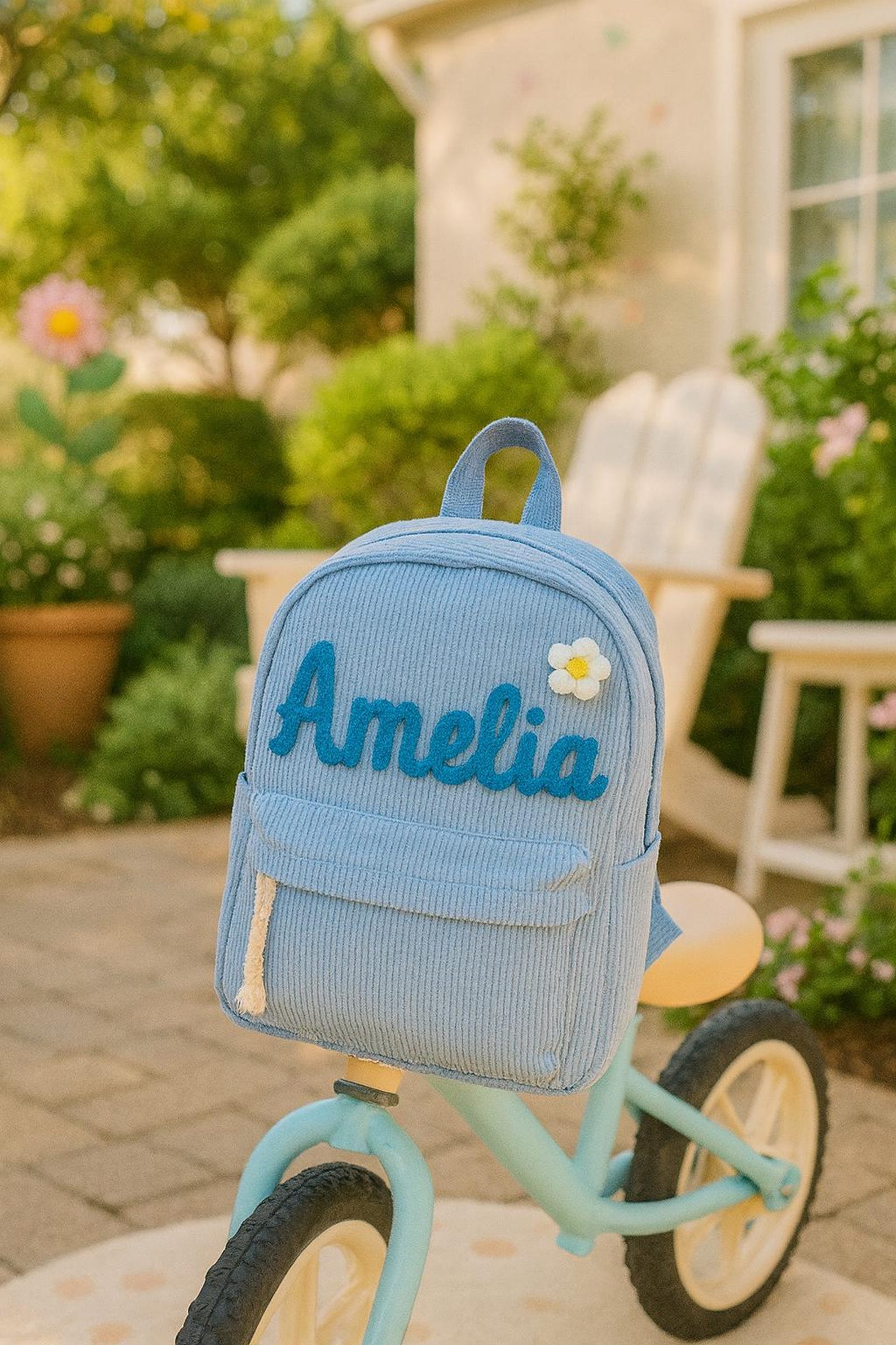 Personalized Toddler Backpack, Custom Embroidered Baby Bag With Name ...