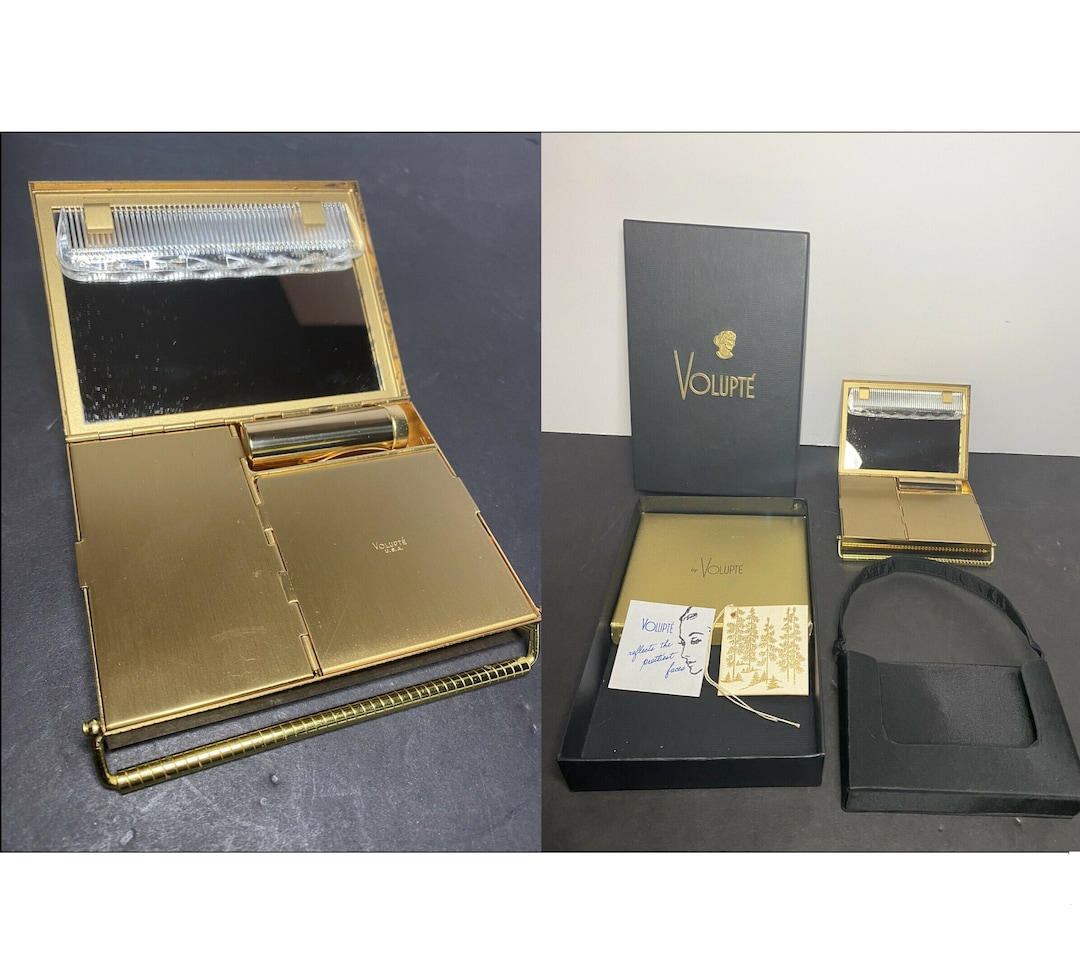 VOLUPTE Compact Box Purse, Original Box, Compact, Mirror, Lipstick ...