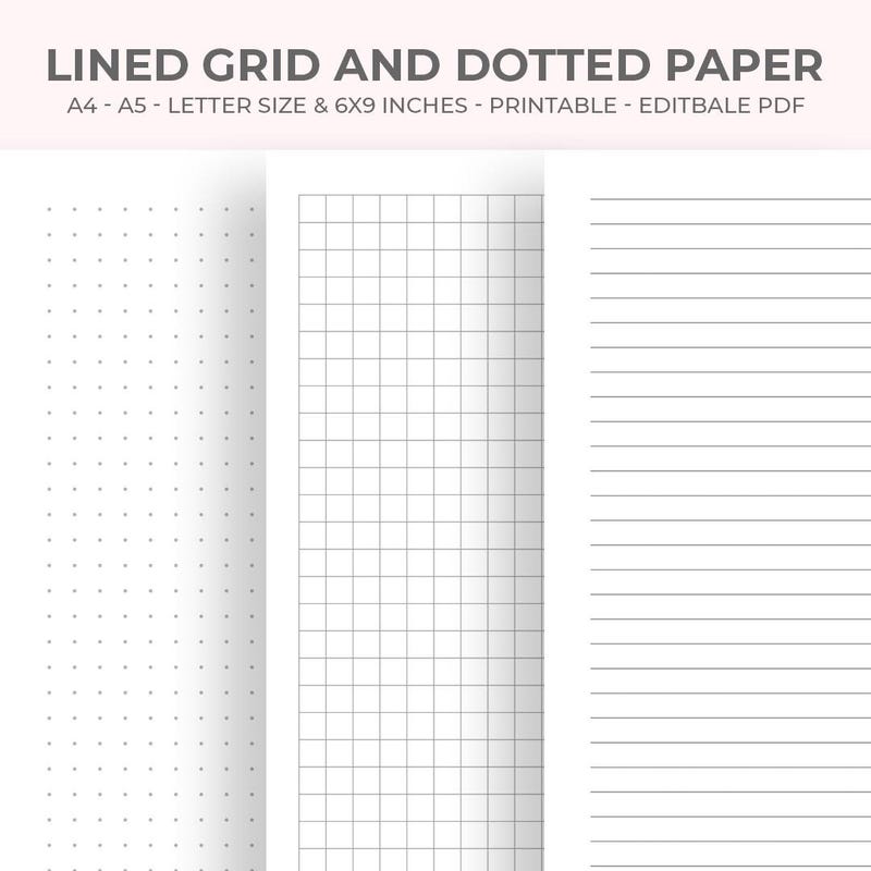 Printable Dot Note - Etsy