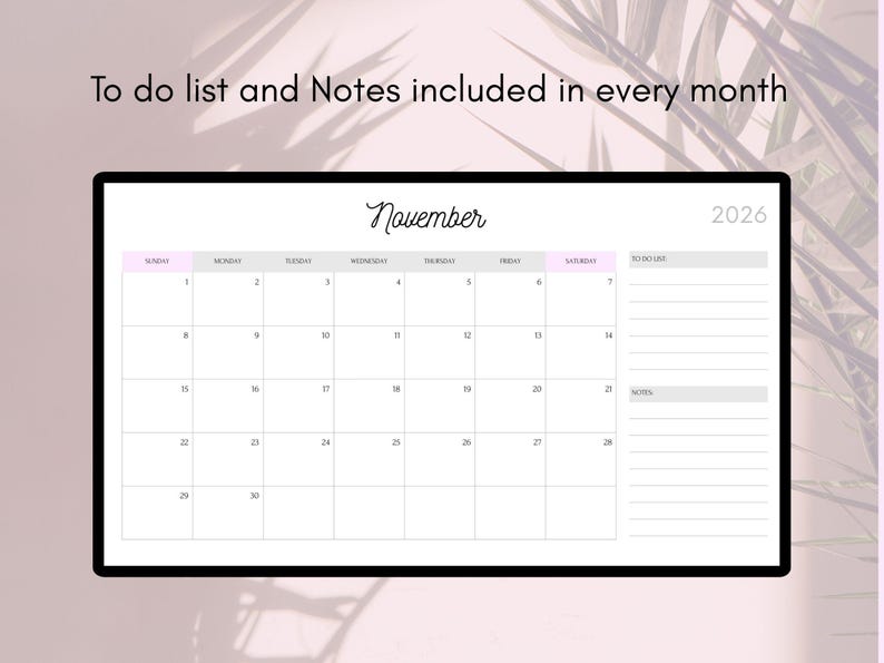 2026 Minimalist Calendar: Printable Monthly Planner (A4 & Letter Size ...