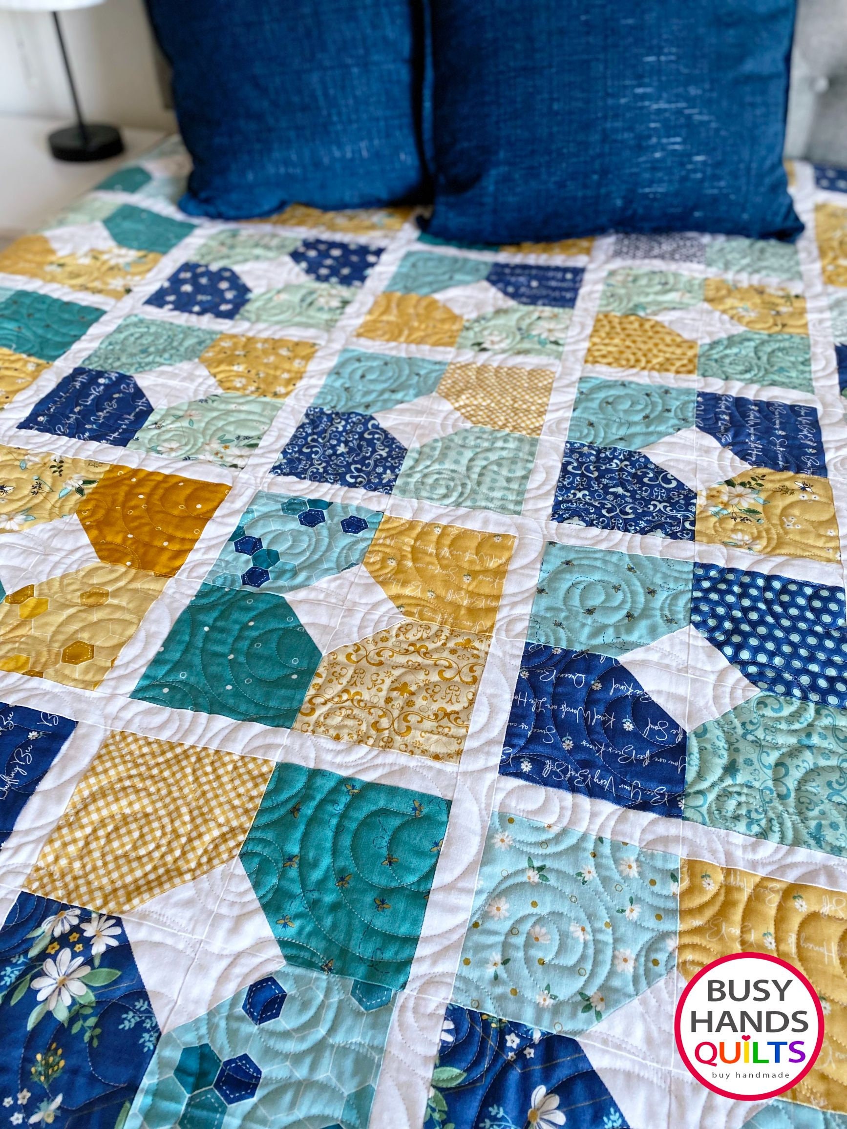 Handmade Throw Quilt for Sale, Ready to Ship, Heirloom Quality, Free ...
