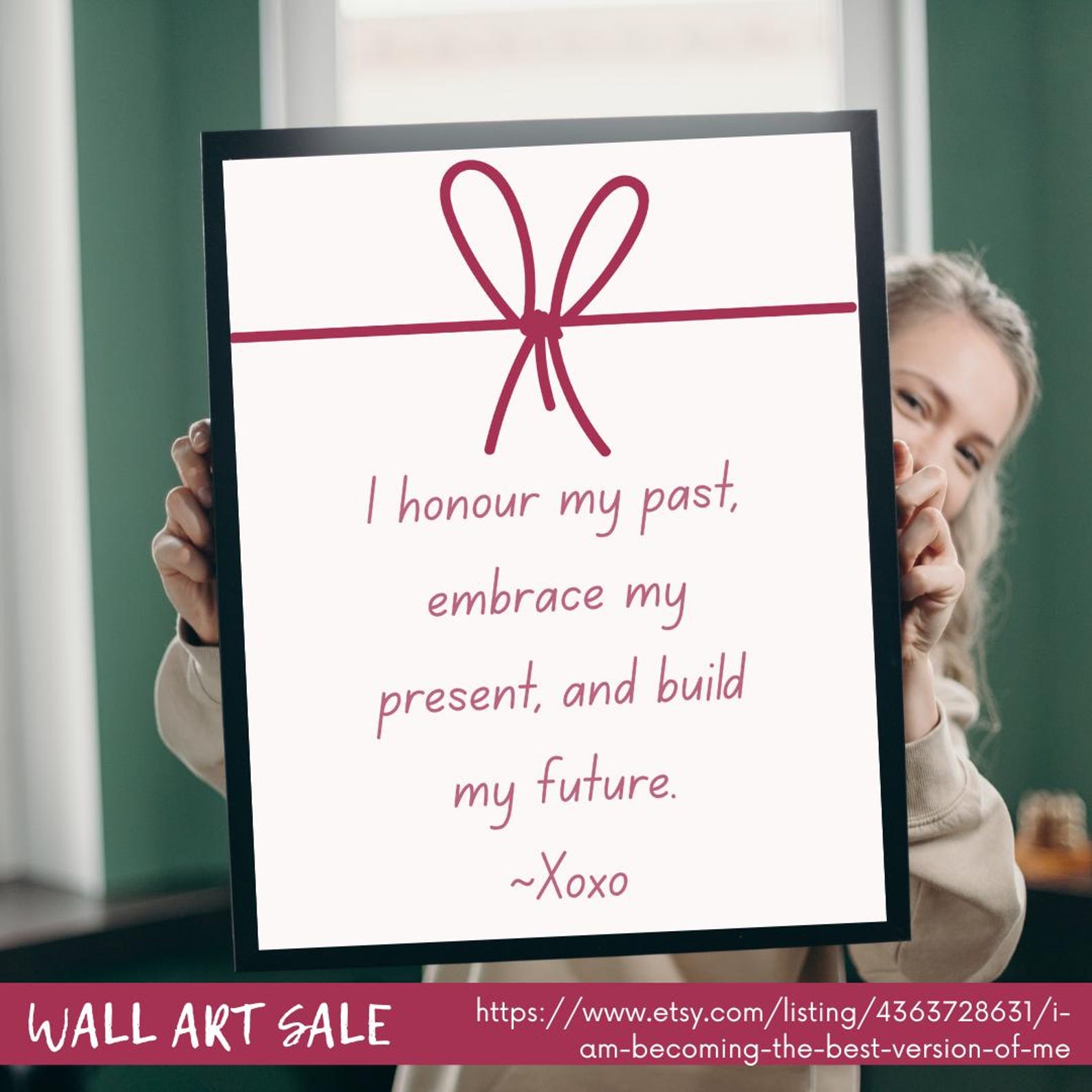 I Am Becoming the Best Version of Me • Affirmation Wall Art Bundle of 3 ...