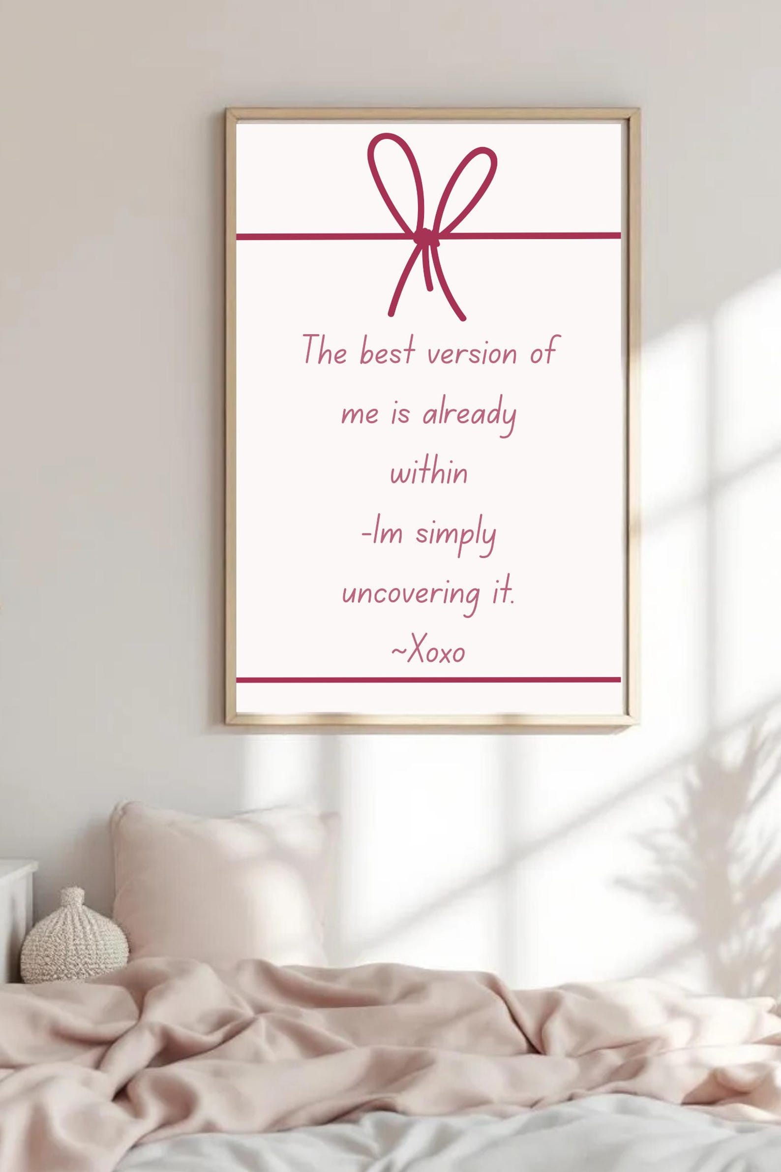 I Am Becoming the Best Version of Me • Affirmation Wall Art Bundle of 3 ...