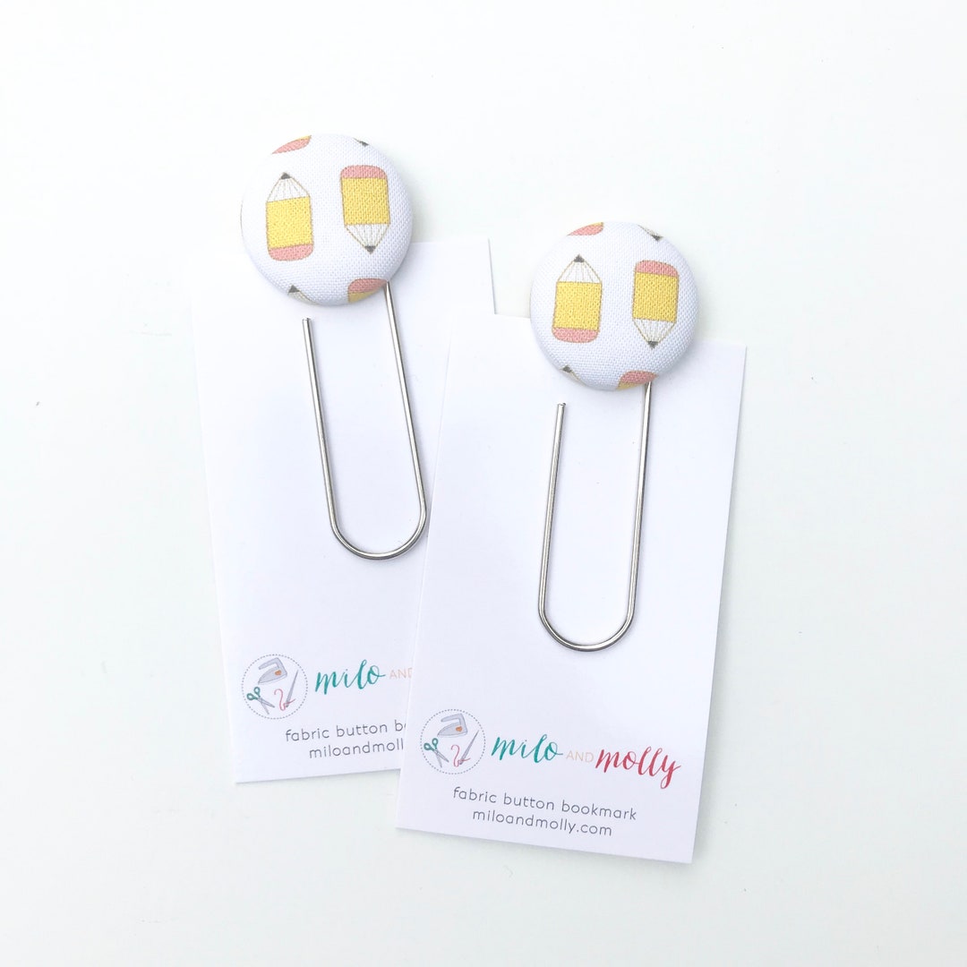 Jumbo Paperclip Bookmark. Pencils. Teacher Gift for End of Year. - Etsy