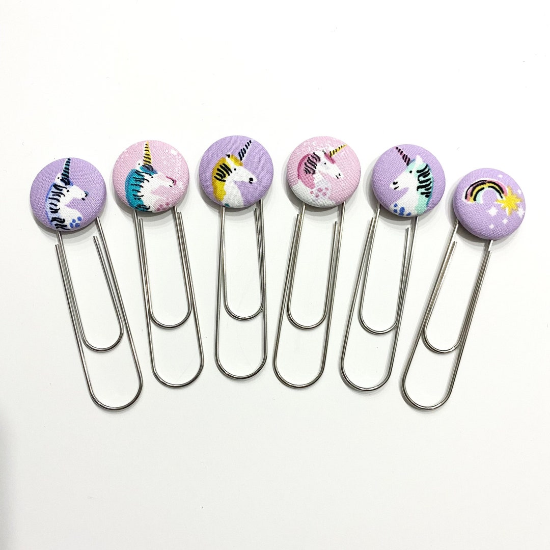 Jumbo Paperclip Bookmark. Unicorns. Teacher Gift for End of Year. - Etsy