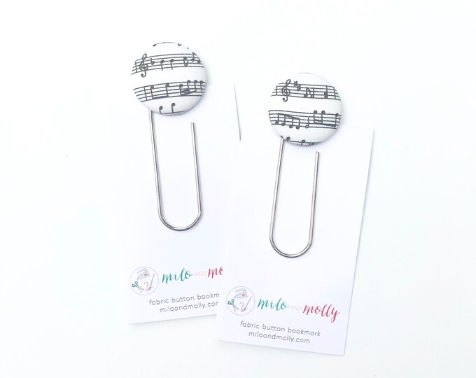 Jumbo Paperclip Bookmark. Music. Teacher Gift for End of Year. - Etsy