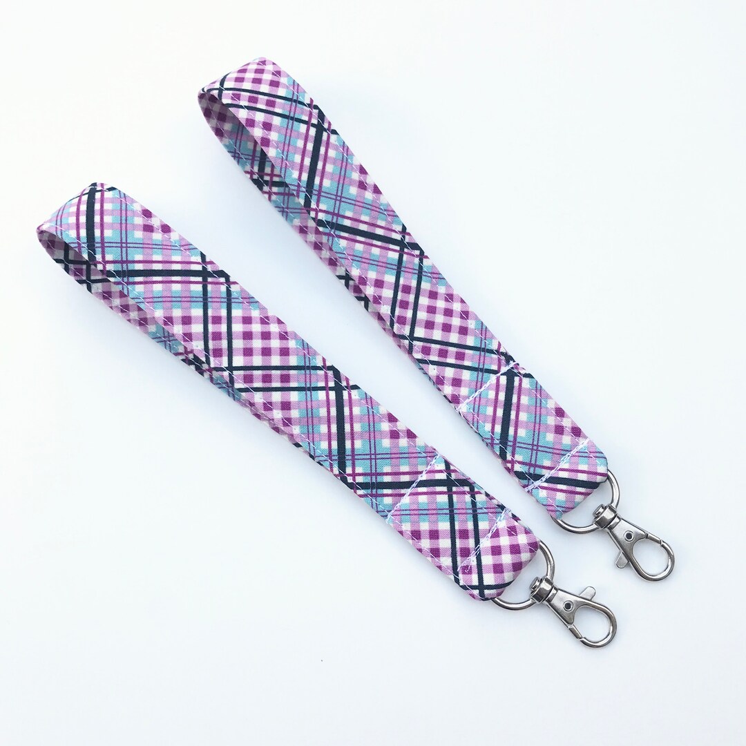 Wristlet Keychain Fabric Key Fob Strap Keychain Wrist - Etsy Canada