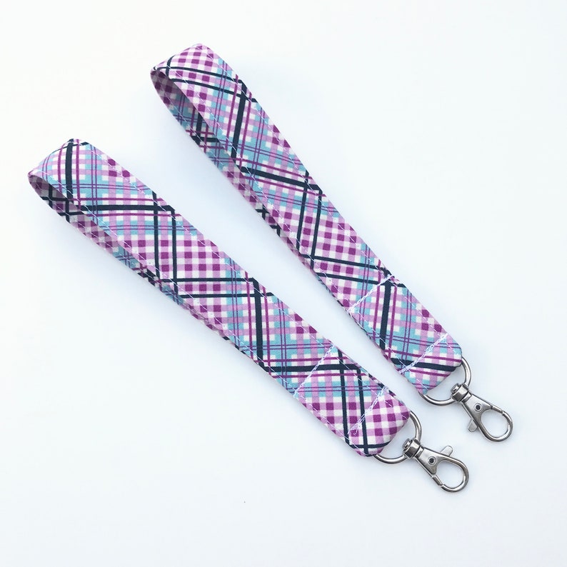 Wristlet Keychain Fabric Key Fob Strap Keychain Wrist - Etsy Canada