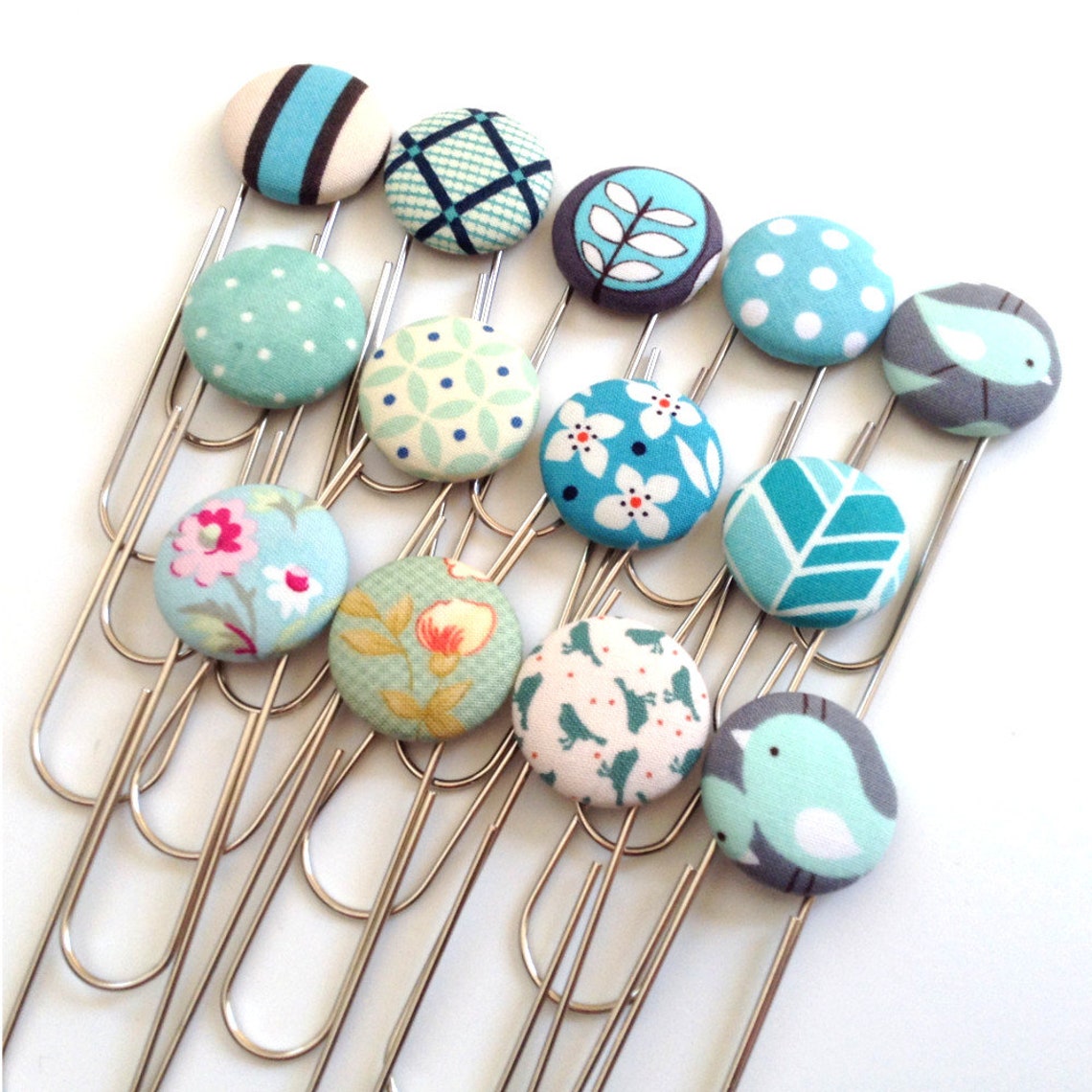 Jumbo Paperclip Bookmark | Knitting Needles and Yarn | Gift for Knitter ...