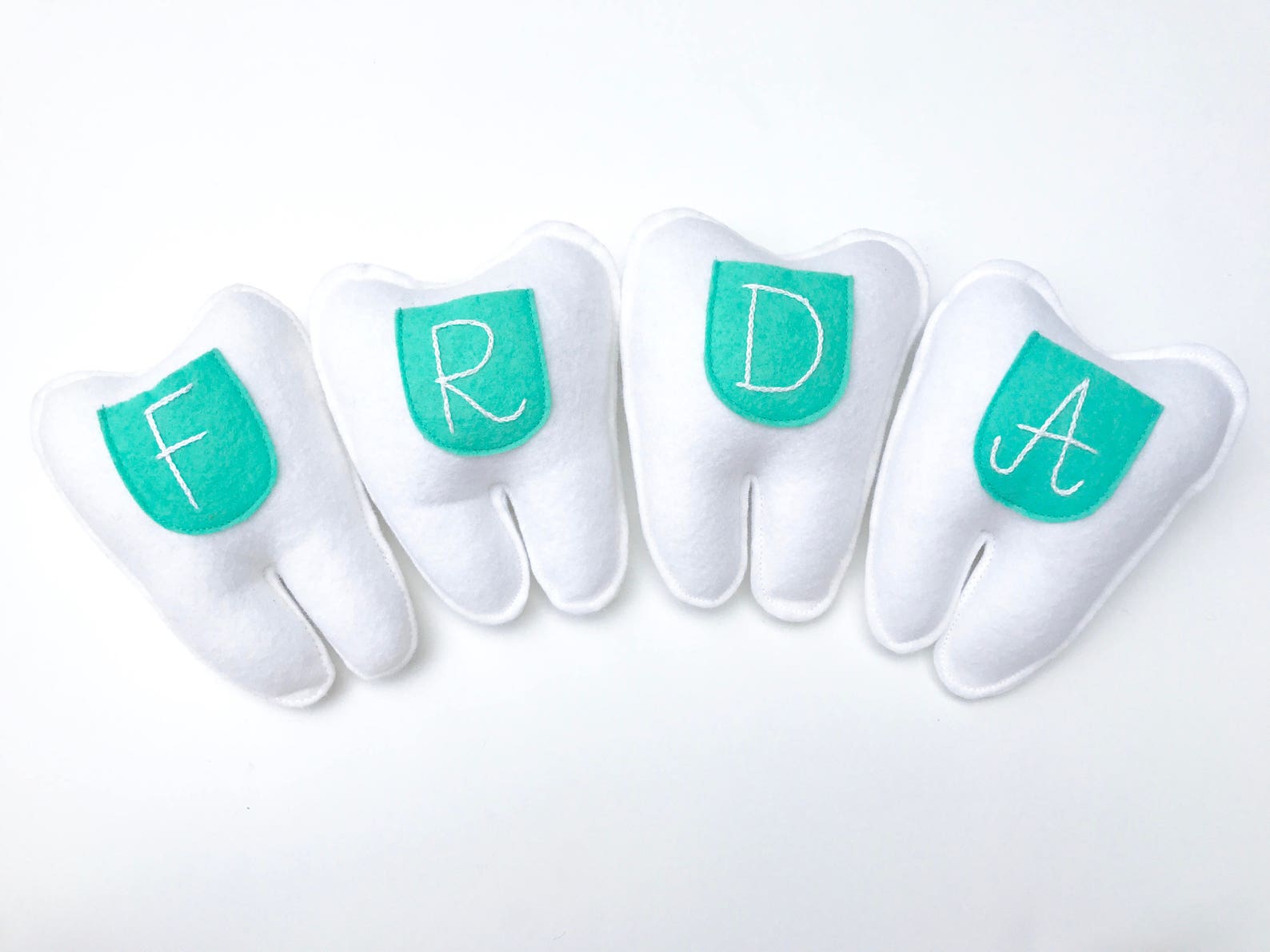 Personalized Tooth Fairy Pillow. Aqua Pocket. - Etsy