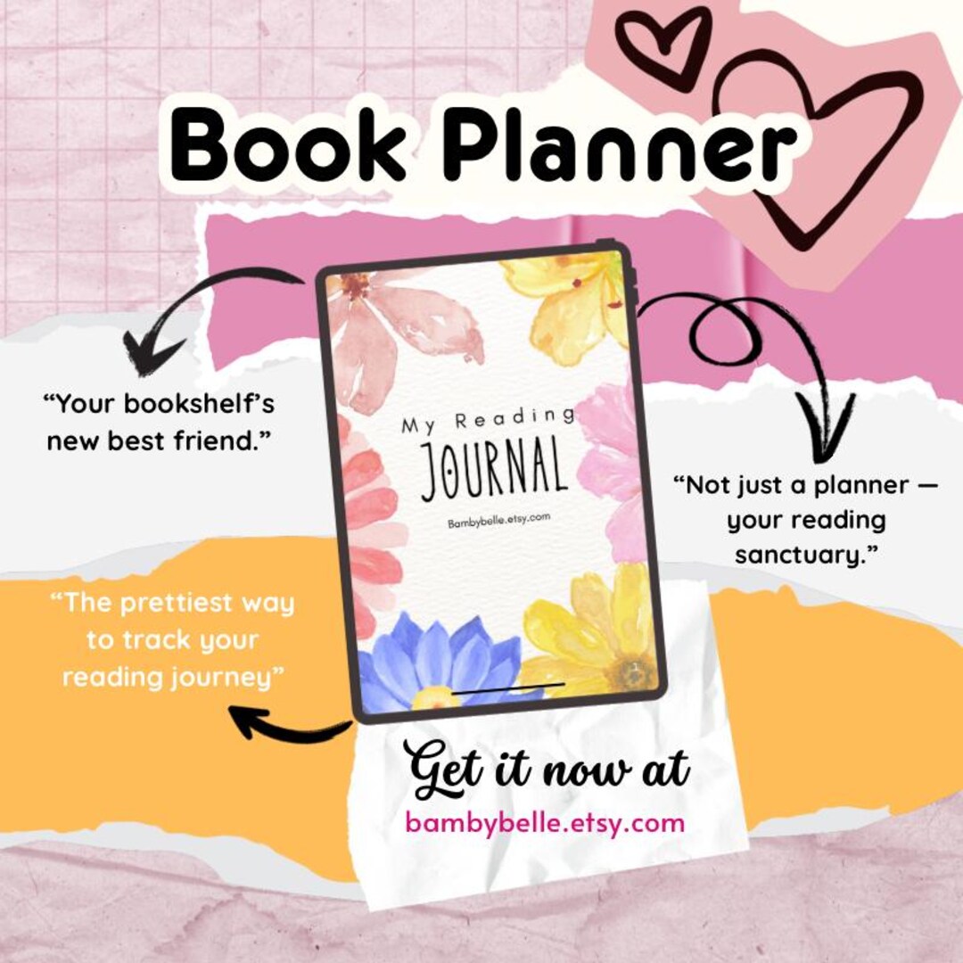 Bookish Reading Journal 2026 | Printable Book Tracker & Review Log ...