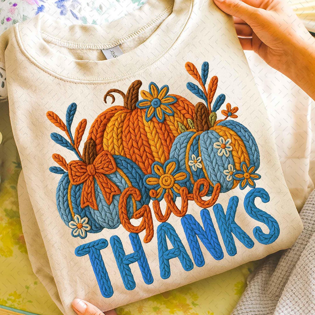 Latch Hook Yarn Crochet Give Thanks Png, Coquette Thankful Png, Floral ...