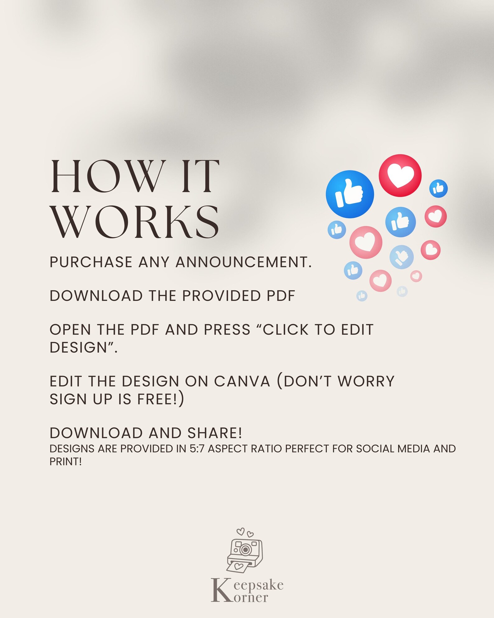 Digital Baby Reveal, Custom Baby Reveal Canva Template, Pregnancy ...