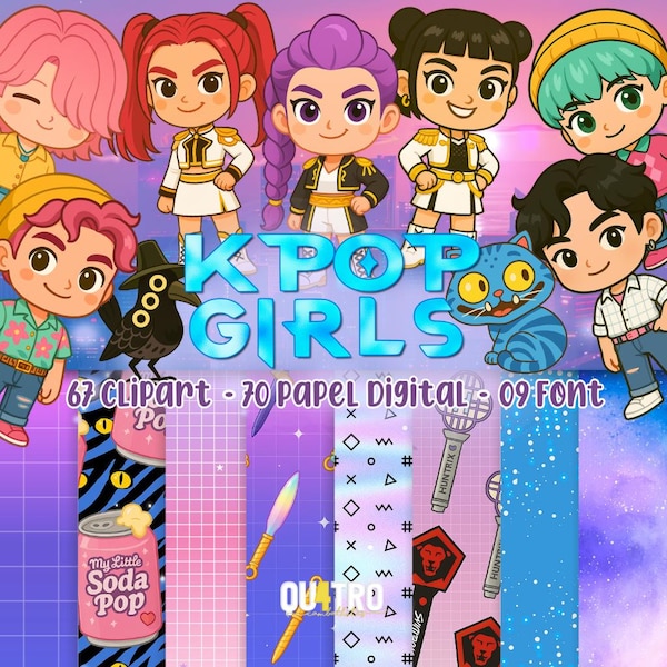 Guerreras de kpop png - Etsy España