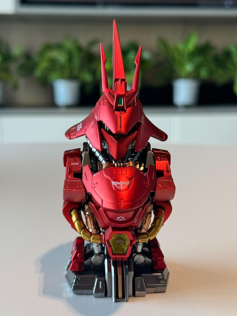 Sazabi Gundam Bust: Built & Repainted Mecha Statue, Paint Gunpla - Etsy