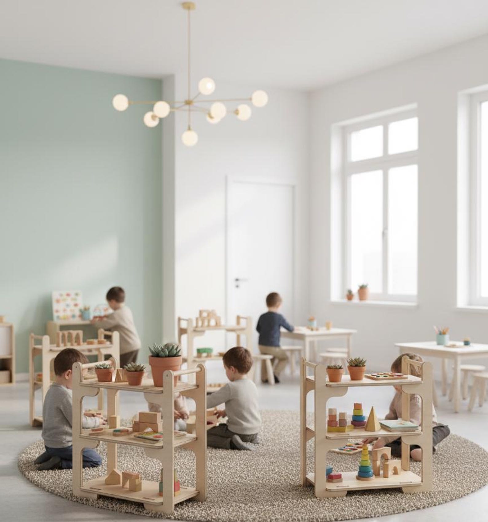 Montessori Soild Wood 3 Layer Storage Shelf for Kids - Etsy