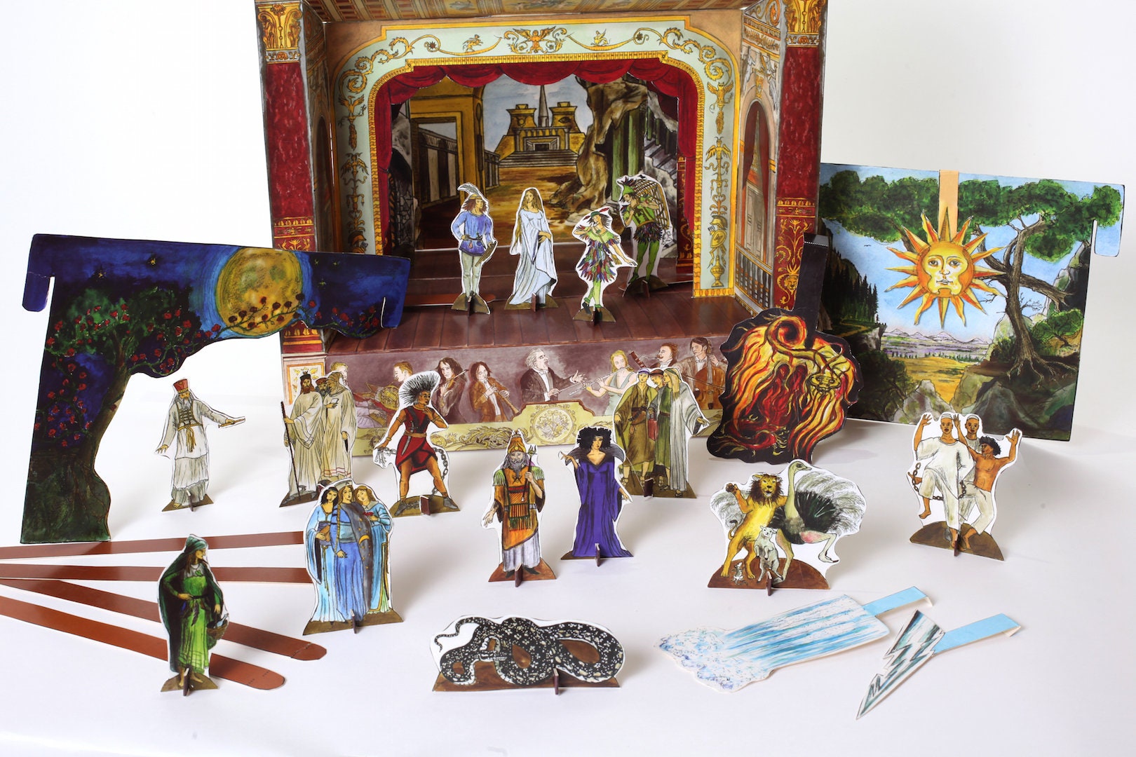 Eclectic Paper Theater and Magic Flute Set - Etsy