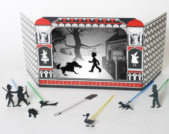 Peter and the Wolf Shadow Theatre - Etsy