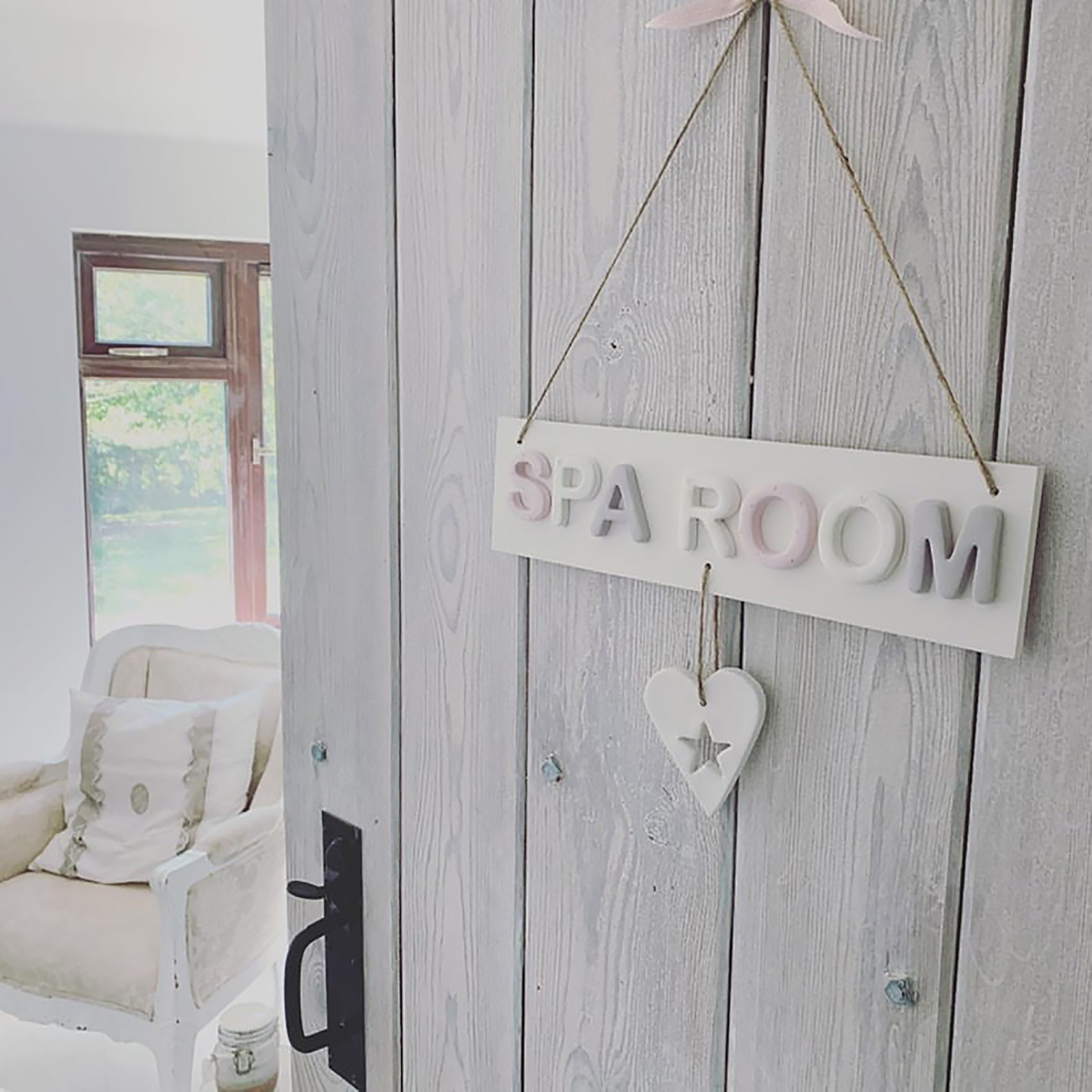 Spa Room Hanging Door Sign Plaque | Etsy