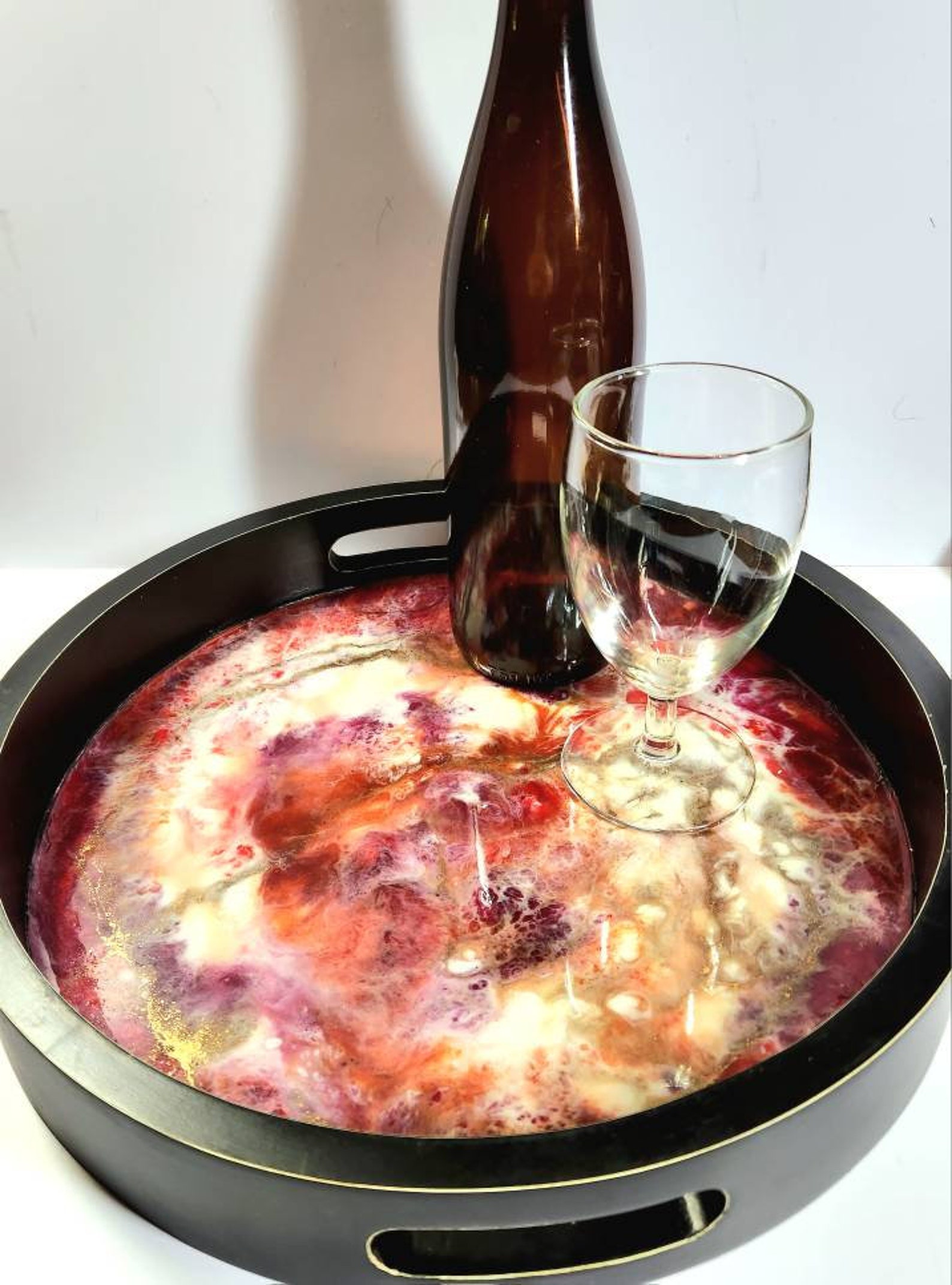 Resin Art Serving Tray - Etsy