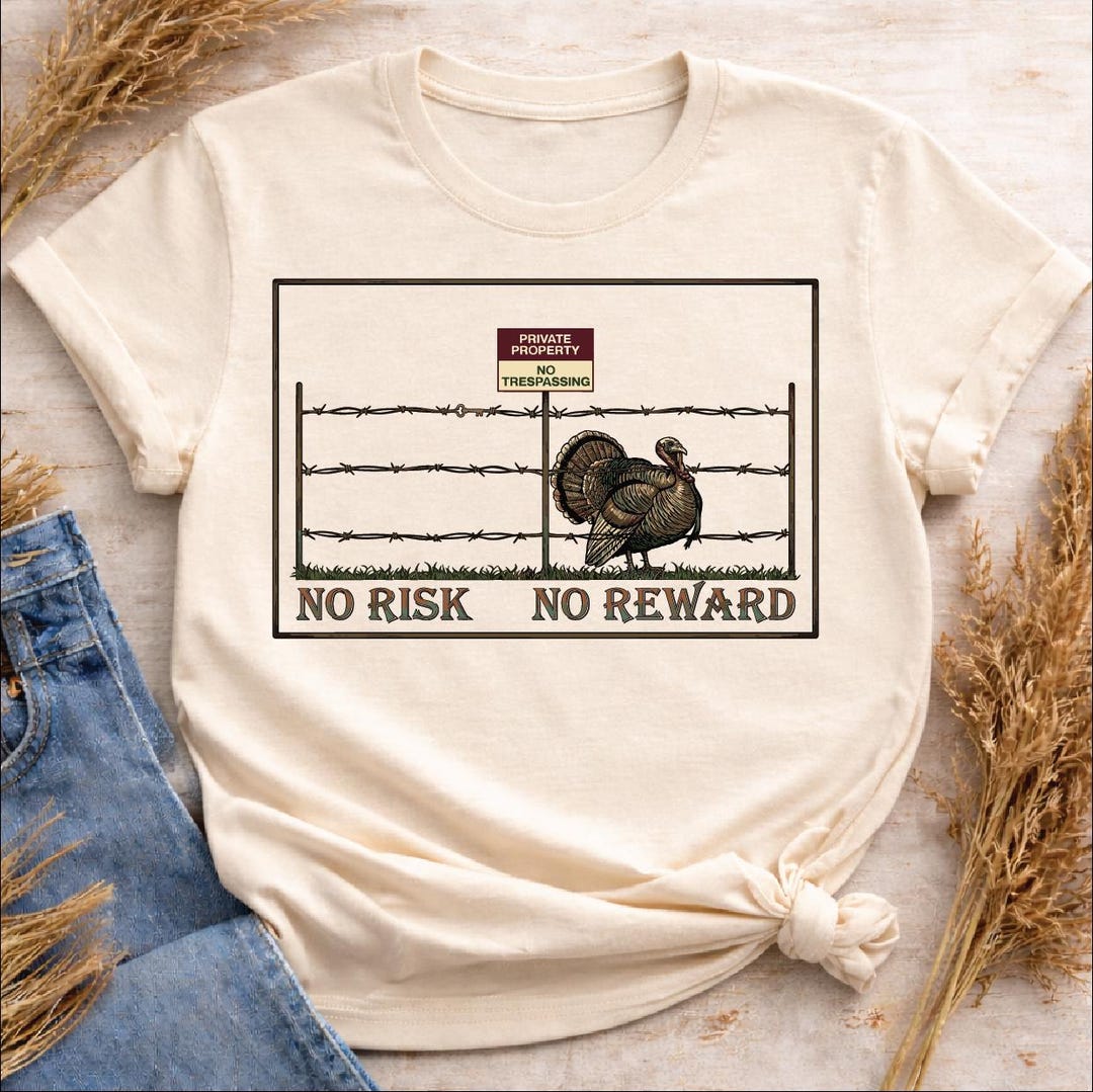 No Risk No Reward SVG | Turkey Hunting Cut File | Wild Turkey SVG ...