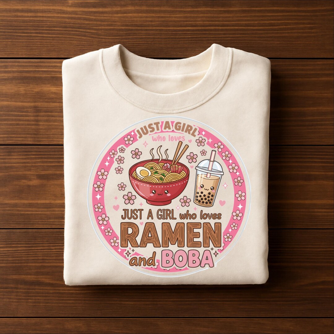 Ramen and Boba PNG, Japanese Noodles and Bubble Tea Digital Design ...