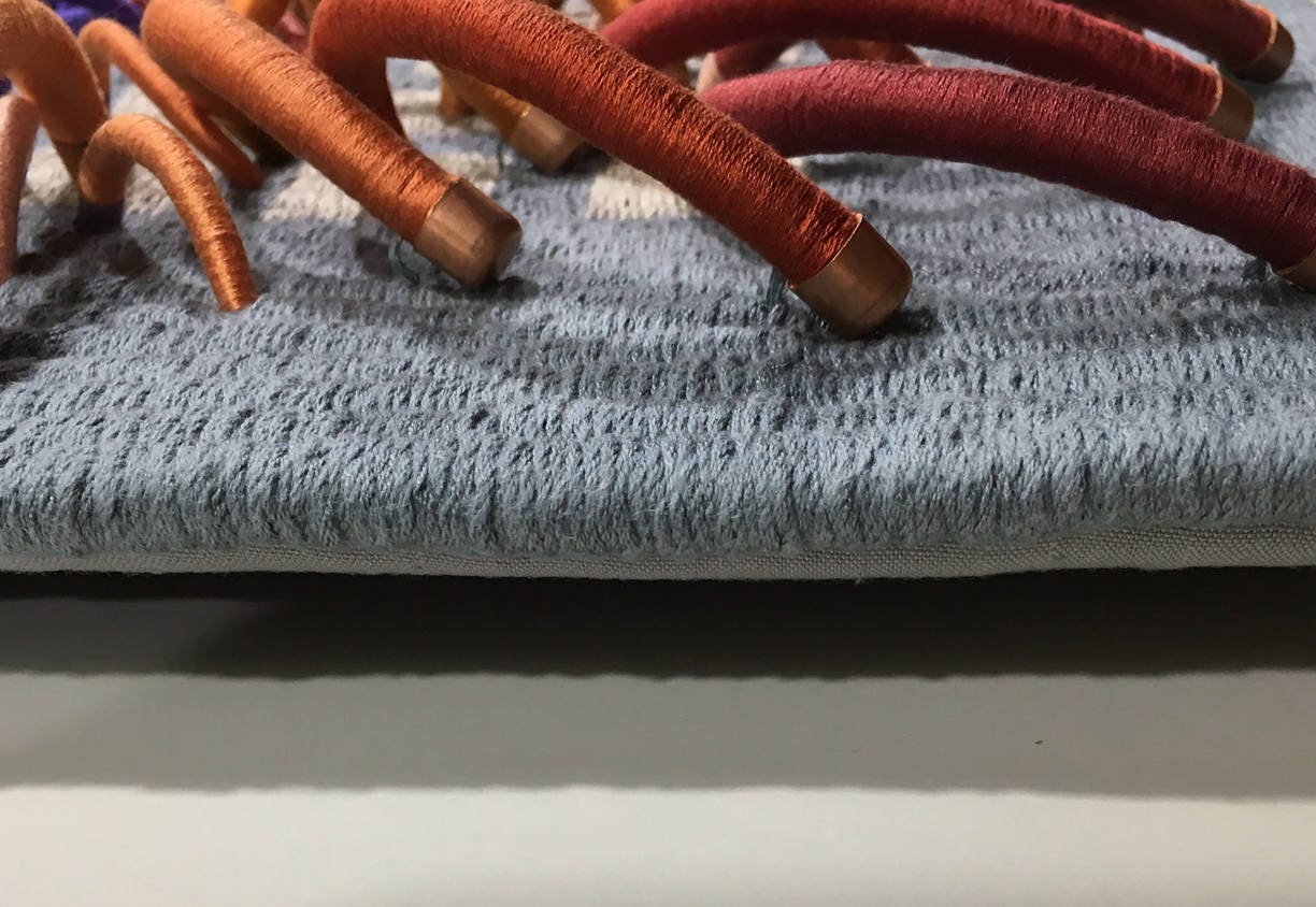 Handwoven Contemporary Fiber Art Textile Sculpture, Earth Series No. 18 ...