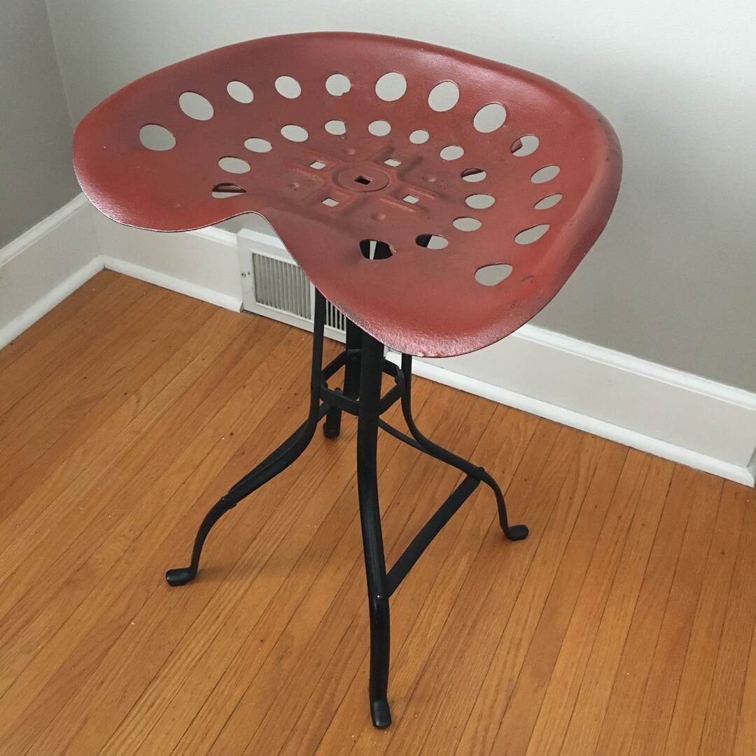 Vintage Metal Rustic Tractor Seat Chair, Primitive Farmhouse Decor - Etsy